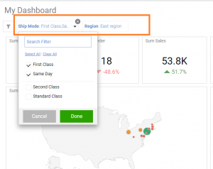 Dashboard Filters - AnswerDock